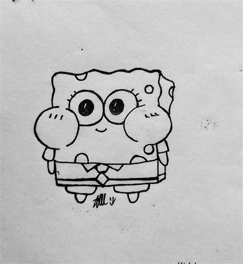 海绵宝宝绘画图片简笔画怎么画简单（推荐13张） 简笔画图片大全