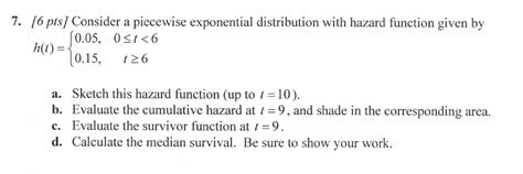 Solved Pts Consider A Piecewise Exponential Chegg Com