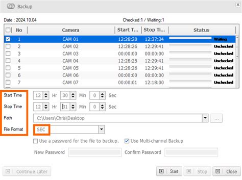 Smart Viewer Export Video With Timestamp Overlay Hanwha Vision
