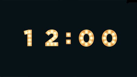 12 Minute Timer 🔔 Gentle Alarm [full Hd] Youtube