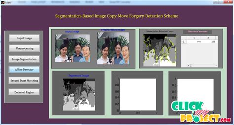 Segmentation Based Image Copy Move Forgery Detection Scheme