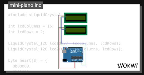 Duallcdi2c Wokwi Esp32 Stm32 Arduino Simulator