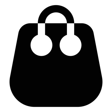 Shopping Bag Solid Style Icon Business And Finance 10926731 Vector Art
