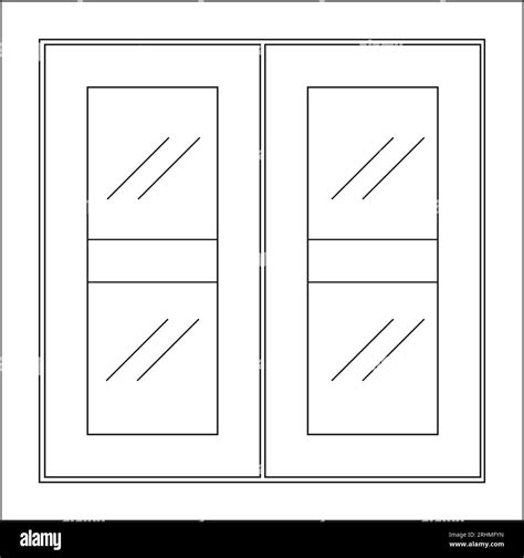 Window Icon Vector Illustration Symbol Design Stock Vector Image And Art Alamy