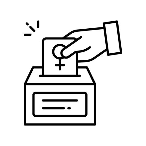 Voting Outline Icon Eps 10 File 60311660 Vector Art At Vecteezy