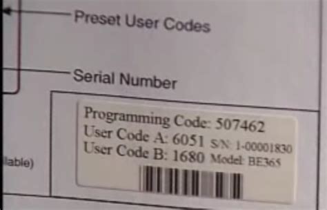 Where Is The Programming Code For Schlage Be365 [solved] Smart Techville