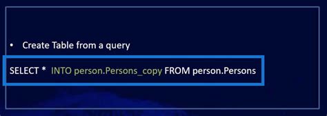 Basic Sql Table Operations Master Data Skills Ai