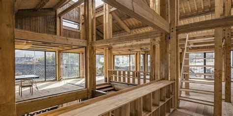 Luo Studio Add Timber Frame To Abandoned Foundations For New Community