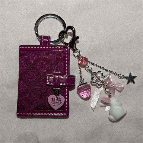 Rare Vintage Coach Picture Holder Keychain With Depop