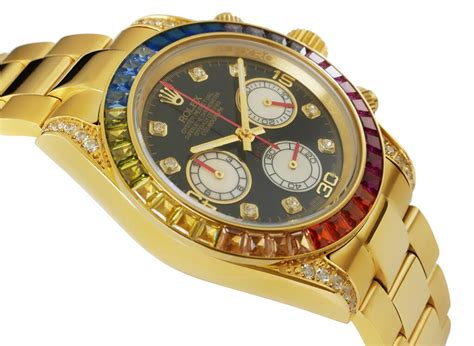 Replica Rolex Daytona 18k Gold Rainbow Bei Uns Im Shop
