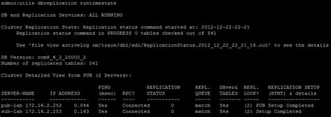 Voipholic Troubleshooting Cucm Database Replication