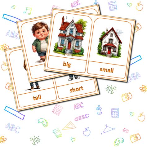 Флеш карточки по английскому языку для 5 класса по теме «opposite Adjectives