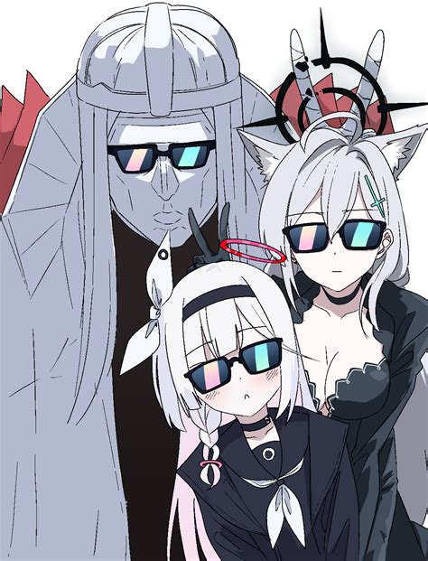 Shiroko Plana Shiroko Terror And Phrenapates Blue Archive Drawn By