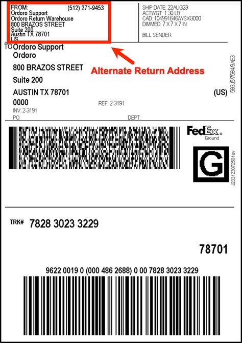 Fedex Express Label On Package