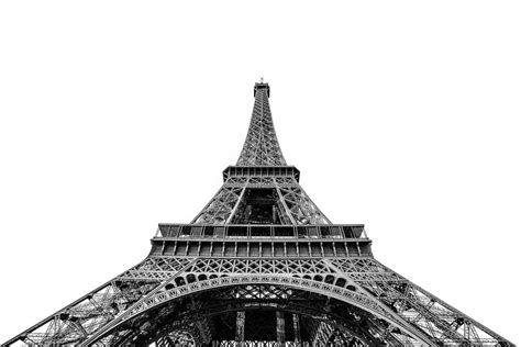 Eiffel Tower Black And White Wallpapers Wallpaper Cave