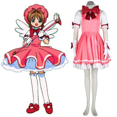 Cardcaptor Sakura Sakura Kinomoto 1st Cosplay Costumes Sakura Dress
