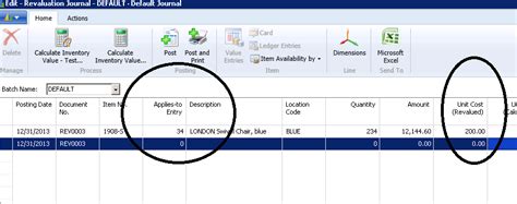 Revaluing Inventory With Microsoft Dynamics Nav Revaluation Journal Archerpoint