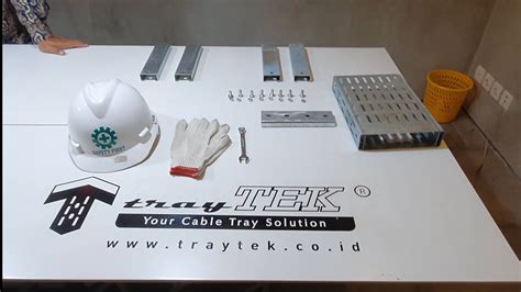 Cara Pemasangan Jointing Cable Tray Sambungan Kabel Tray Traytek