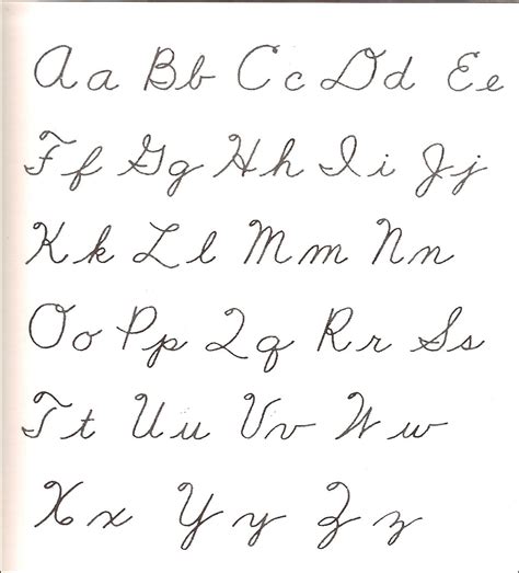 Cursive Alphabet First Free Download A81 Cursive Alphabet Cursive