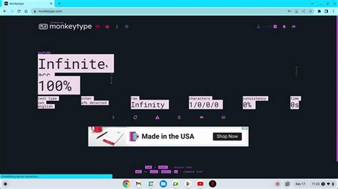 Infinite Wpm Monkeytype Youtube
