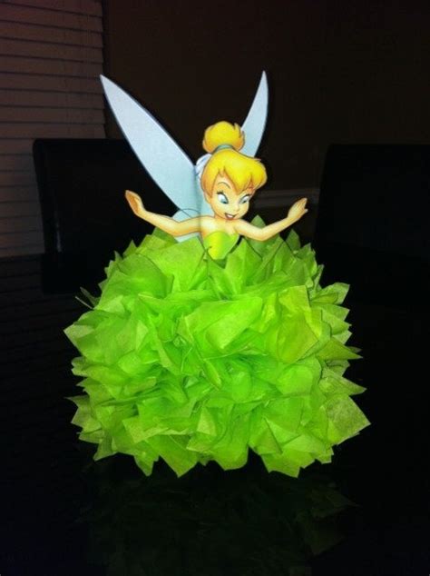 Love This Centerpiece Tinkerbell And Friends Tinkerbell Party Tinkerbell Party Theme