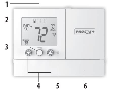 Prostat Psp Residential Smart Wi Fi Thermostat User Manual Thermostat Guide