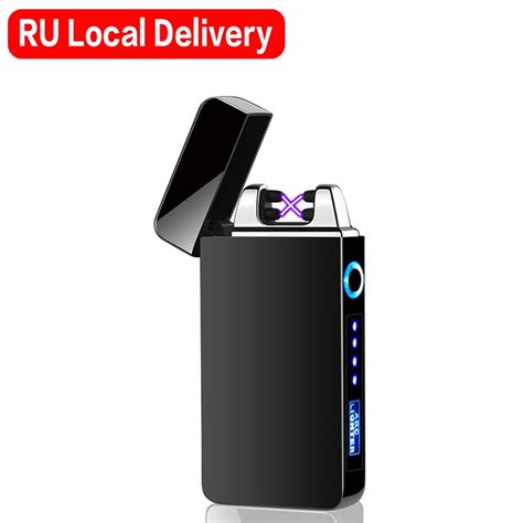 인덕션 Usb 라이터 전기 더블 아크 플라즈마 충전식 방풍 텅스텐 와이어 담배 액세서리 티몬