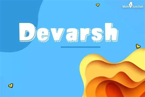 Explore Devarsh Meaning Origin And Popularity
