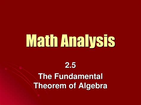 Ppt Math Analysis Powerpoint Presentation Free Download Id 4126948