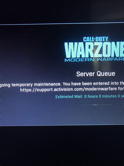 Server Queue R Modernwarfare