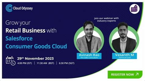 Ashish Mishra On Linkedin Grow Your Retail Business With Salesforce Consumer Goods Webinar Cloud…