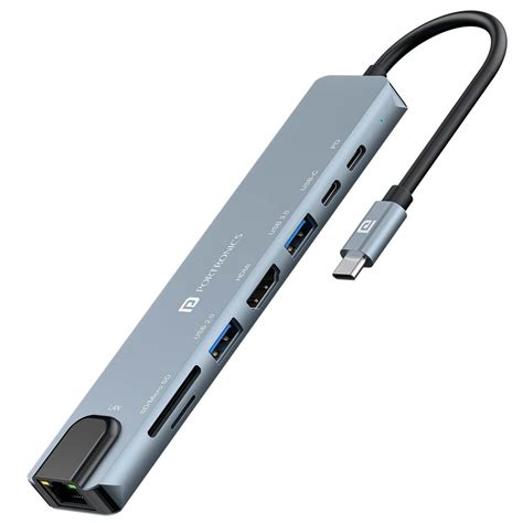 Portronics New Mport 8 Type C Usb Hub For Laptop Online