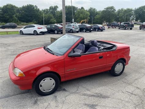 Clean 1991 Geo Metro Convertible Up For Sale In Oklahoma