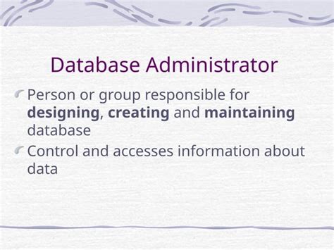 Introduction About Database Management Systems Ppt