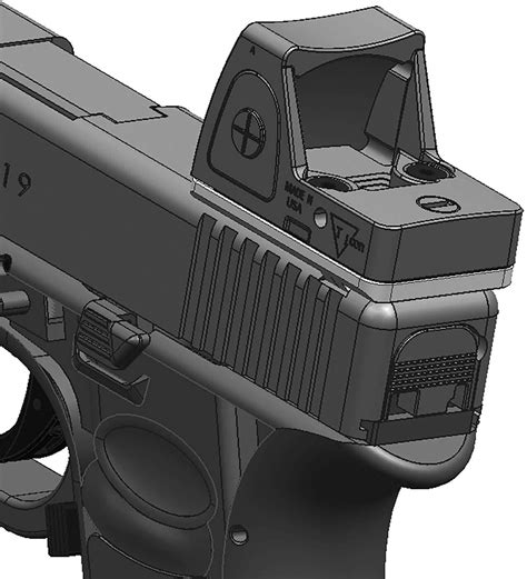 Mount Plate Adapter Kit Fit Glock 17 19 26 Trijicon Rmrsro And Holosun