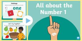 Numberblocks PowerPoint All About Number One Twinkl