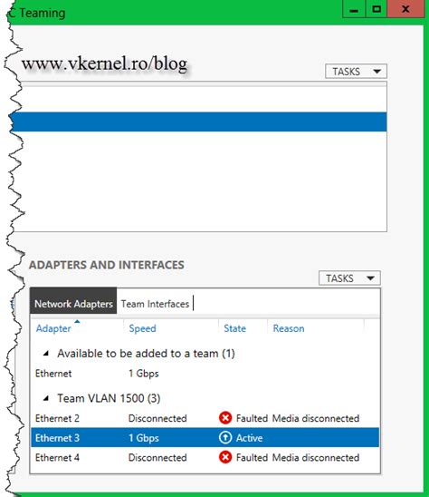 Creating And Configuring NIC Teaming In Server Adrian Costea S Blog