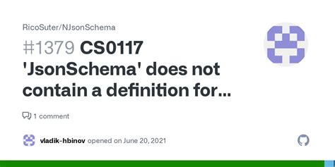Cs0117 Jsonschema Does Not Contain A Definition For Fromtypeasync · Issue 1379 · Ricosuter
