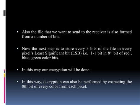 Steganography With Rsa Algorithm Ppt