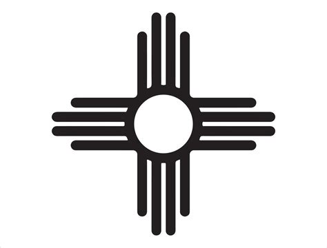 Zia Symbol Outline 4 Hundred Zia Symbol Royalty Free Images Stock