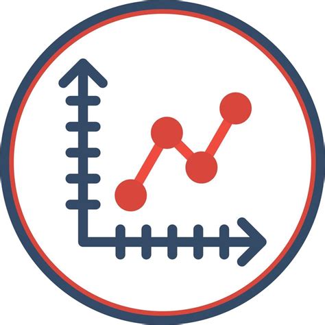 Line Graph Vector Icon Design 16500235 Vector Art At Vecteezy