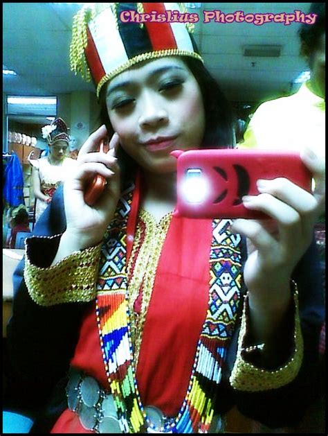 Its All About Us When Bisaya Girl In Bidayuh Costume
