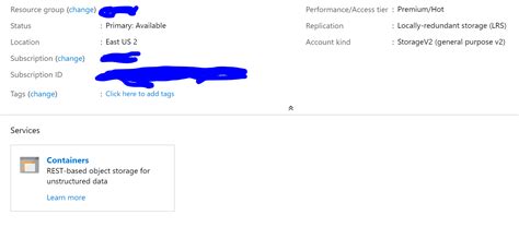 Azure File Share Not Showing Up As Service Although It Says The