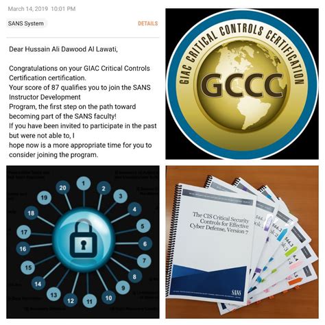 Giac Certificate Gccc Sec566 Criticalsecuritycontrols