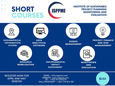 Short Courses Institute Of Sustainable Project Planning Monitoring