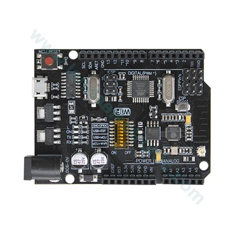 برد آردوینو Uno Wifi دارای پردازنده Atmega328p و Esp8266 لاندا الکترونیک