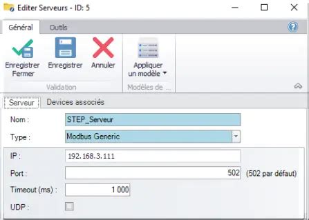 Le Modbus Generic Tcp Ip Tutoriel Lina Et La Communication
