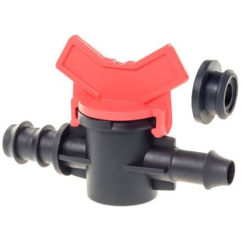 Шланг поливочный старт коннектор с краном для трубки капельного полива Мp У D16мм пластик с