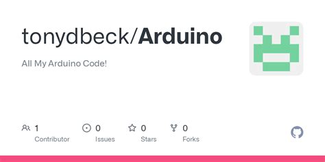GitHub Tonydbeck Arduino All My Arduino Code